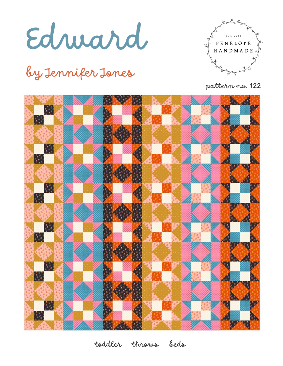 Edward Quilt Pattern – Penelope Handmade Shop