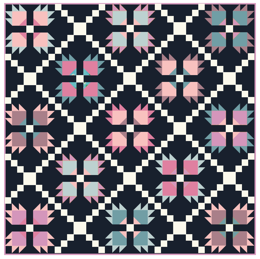 Ocean Sunset Archie Throw Quilt Kit, version 2 – Penelope Handmade Shop