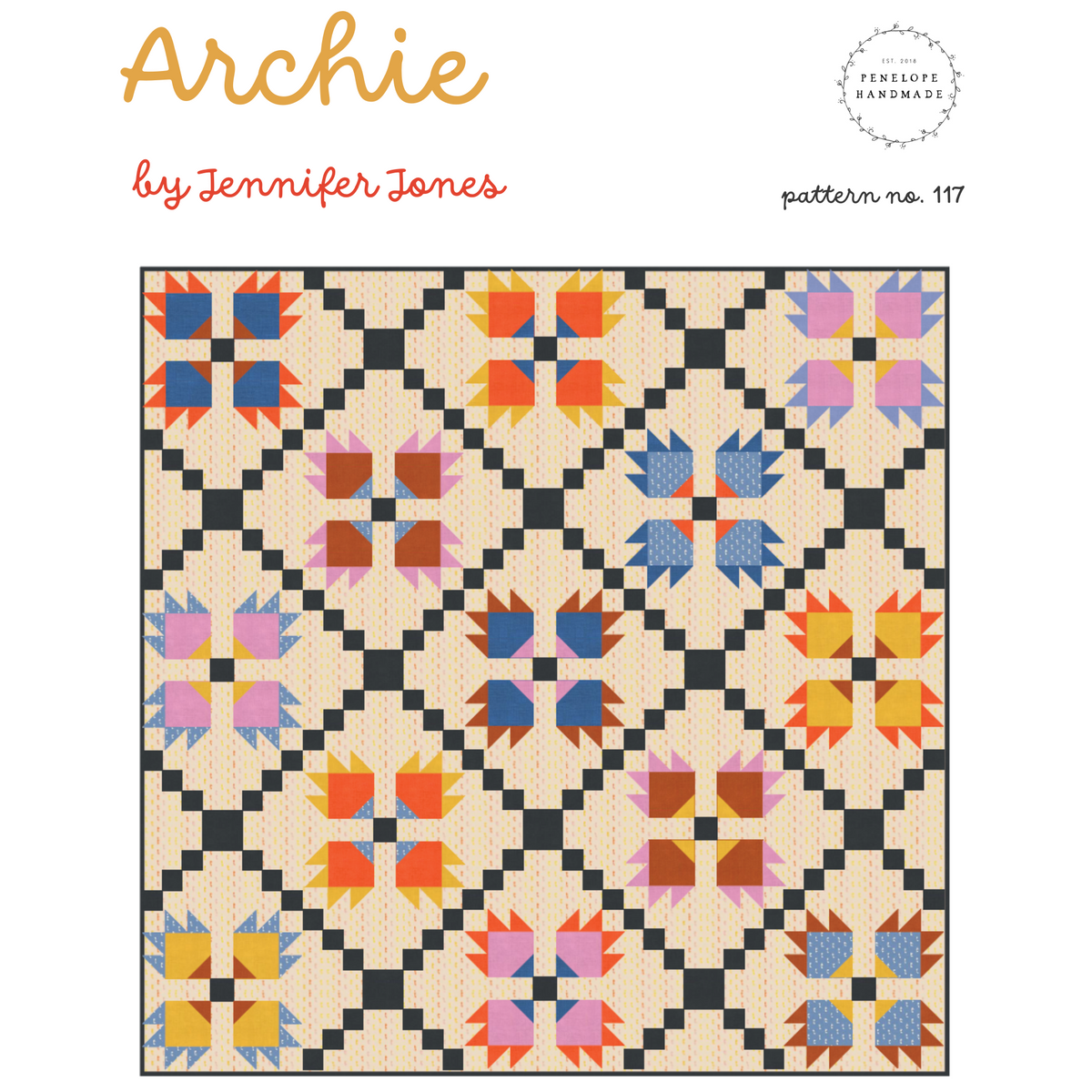 Archie Quilt Pattern – Penelope Handmade Shop